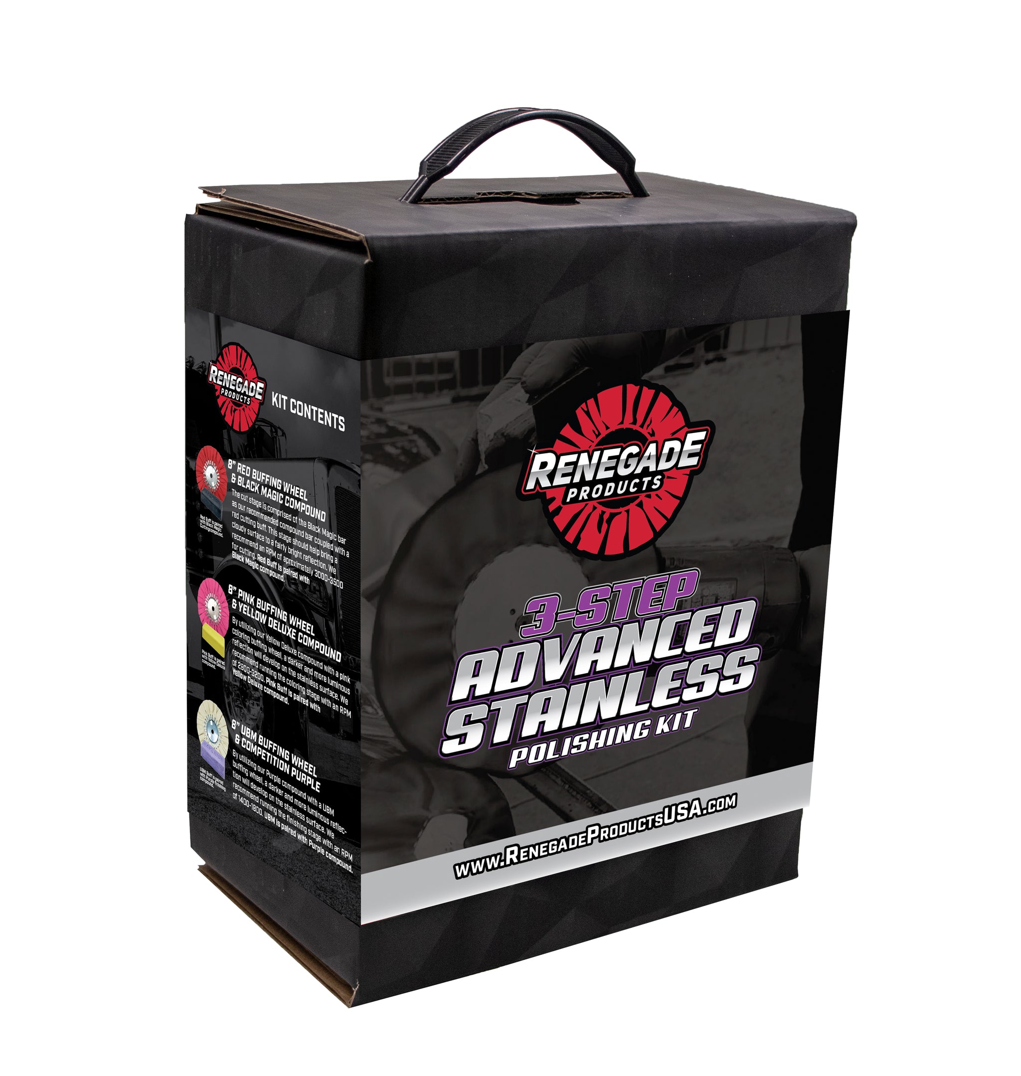 3-Step Advanced Stainless Steel Polishing Kit