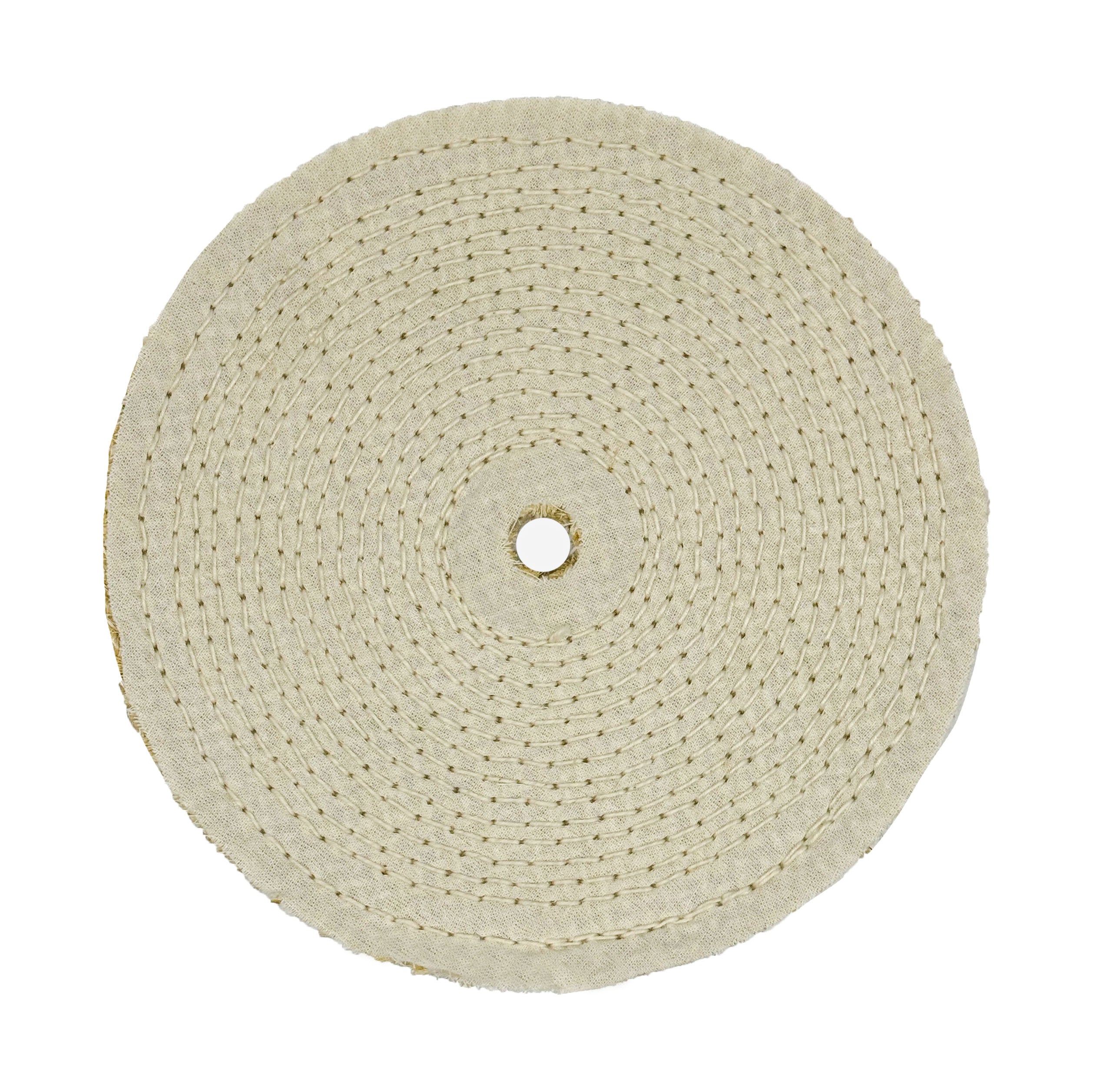 8" Cloth & Sisal Laminated Buffing Wheel