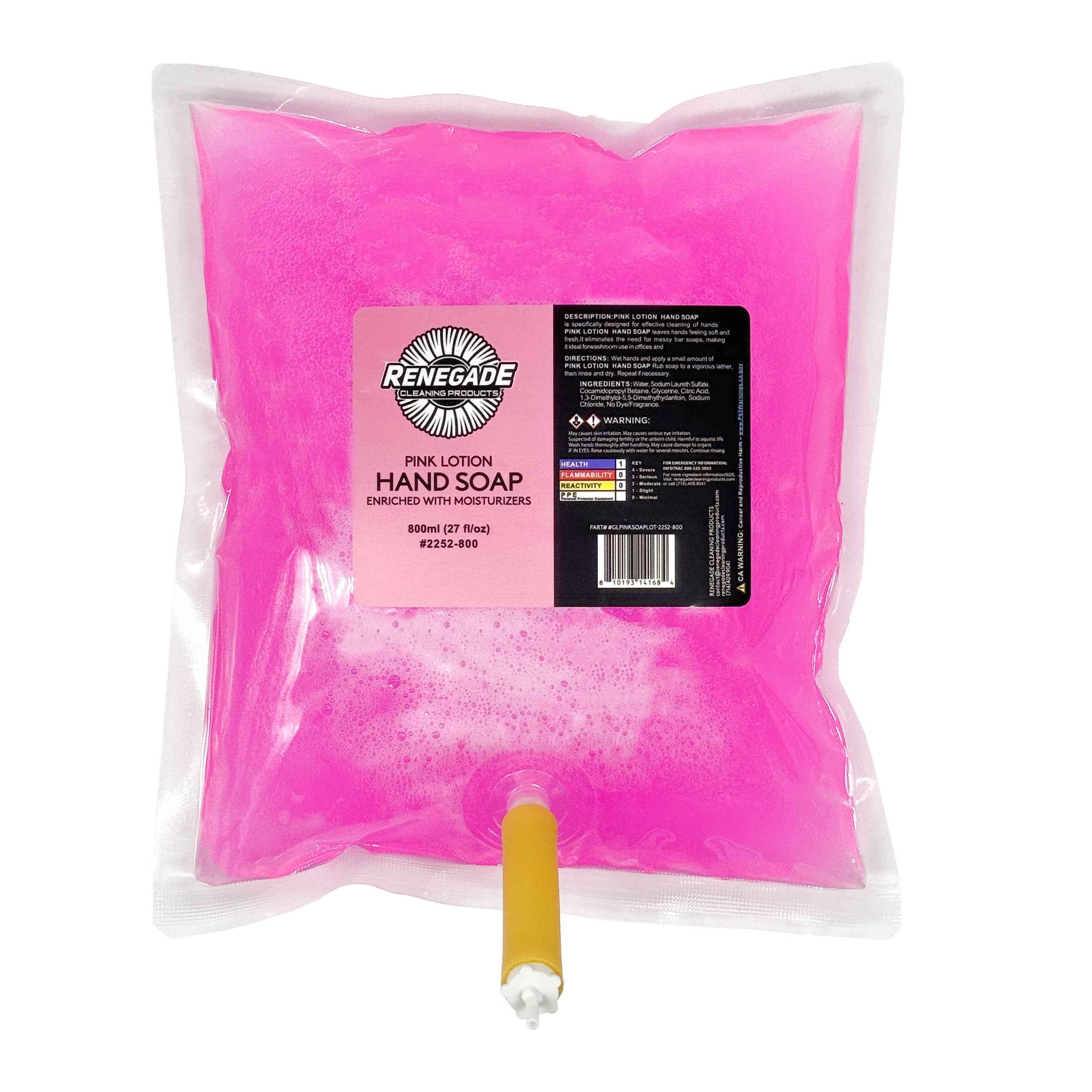 Pink Lotion Antibacterial Hand Soap 800ML – Moisturizing, Pro-Grade, R