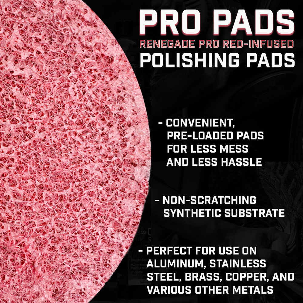 Pro Pads: Renegade Pro Red-Infused Polishing Pads