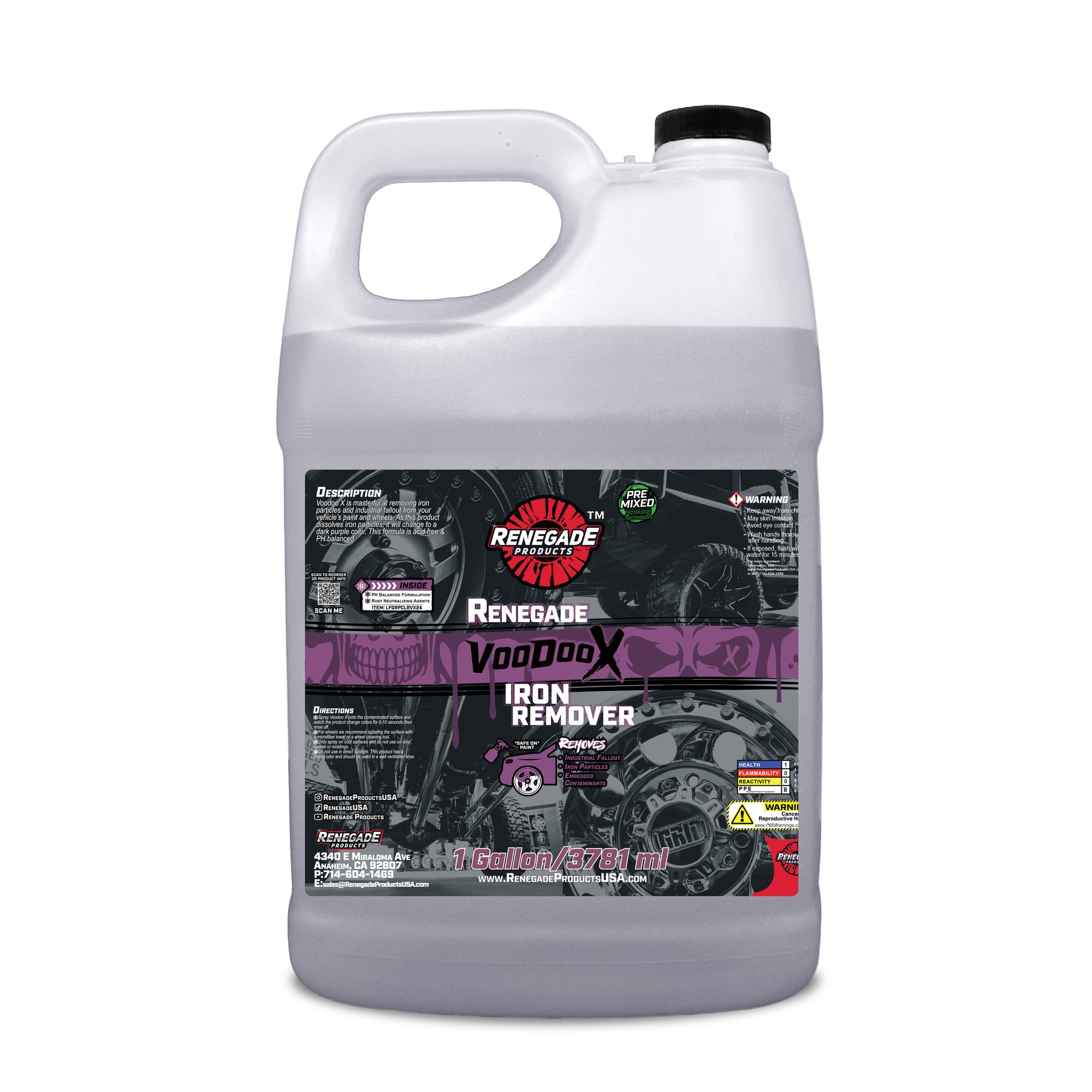 Renegade Voodoo X Iron Remover - Renegade Products USA